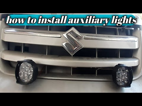 How To Install Auxiliary Lights| - YouTube
