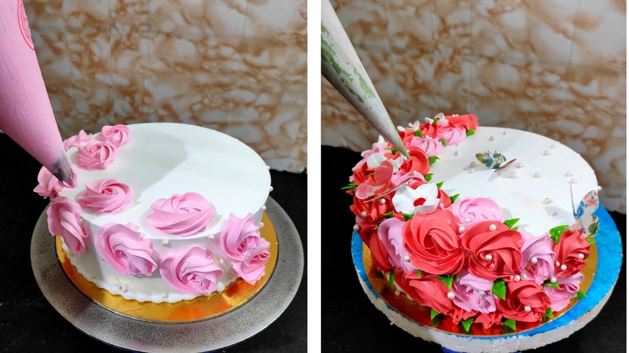 New Floral Cake Decoration | Trending Cakes | Cake Cake New Design ...