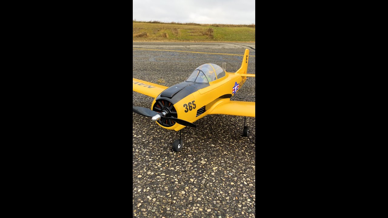 RC SMART PLANE T-28 Trojan RC Plane Warbird Flight - YouTube