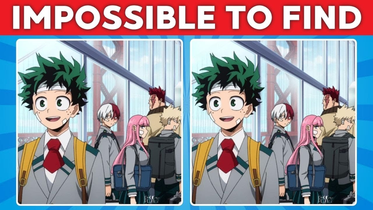 Can you Spot the Differences? | Anime Edition ⛩️ | 99% Impossible - YouTube