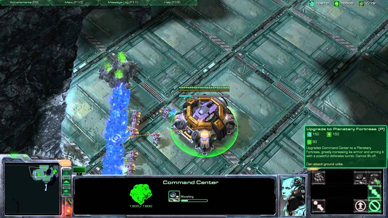 StarCraft 2 Command Center Tactics - YouTube