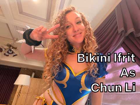 New Cosplay! Bikini Ifrit as Chun Li