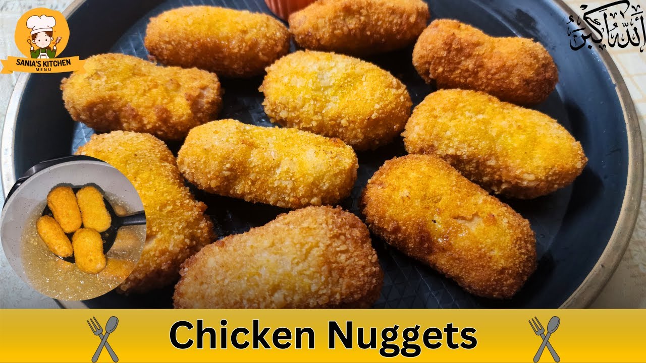 Chicken Nuggets Recipe | Crispy Nuggets for Kids | Homemade Special ...