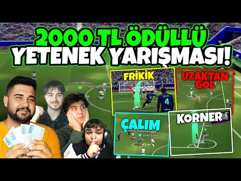 EKİBİN EN YETENEKLİSİ KİM? 2000 TL ÖDÜLLÜ YETENEK YARIŞMASI! 🏆 FRİKİK-KORNER-ÇALIM-UZAKTAN GOL! 🔥