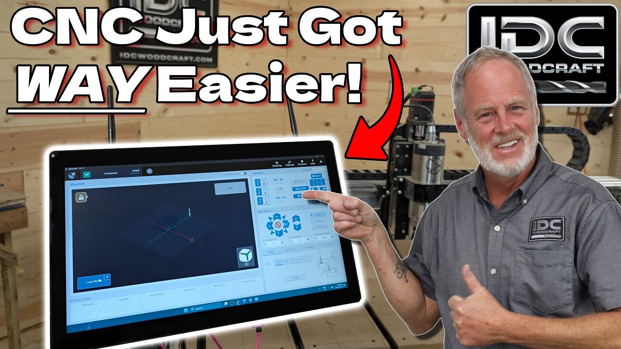 Best Touch Control Panel for CNC Routers (gControl) - YouTube