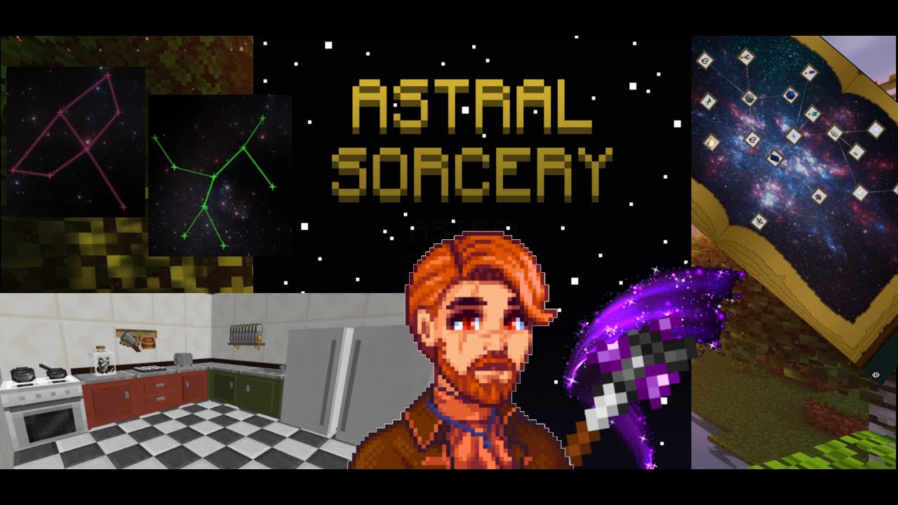 Astral Sorcery Giriş, Aşcılık ve Agresif Moblar!! | Bölüm 2 | Minecraft ...