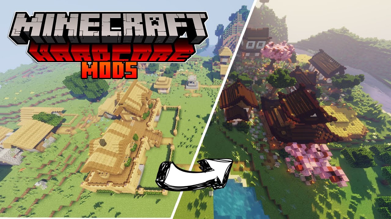 Minecraft Survival Mods | I Transform Villager In Minecraft Hardcore ...