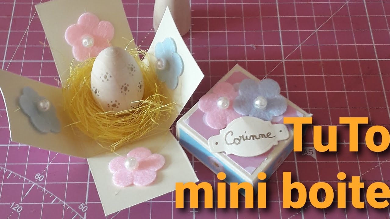 Tuto mini boite surprise - YouTube