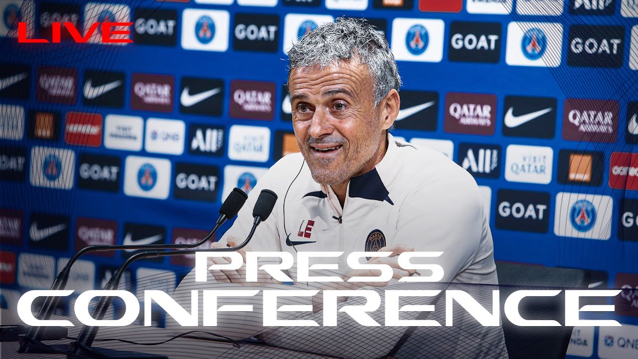 🎙️ Paris Saint-Germain - Stade de Reims: Luis Enrique press conference ...