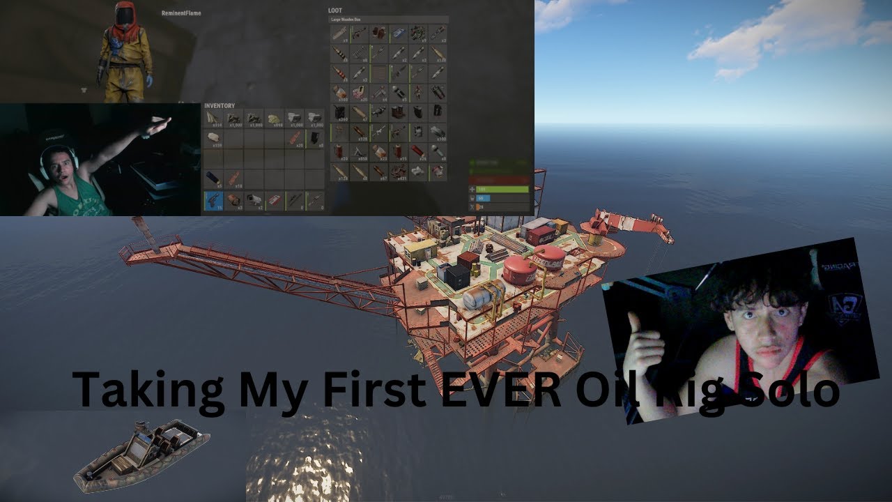 Taking My FIRST Ever Rust PC Oil Rig As A Solo - YouTube