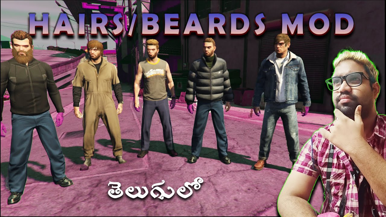 Install HAIRS/BEARDS for Trevor In GTA 5 Telugu | Mod Series | Shalem ...