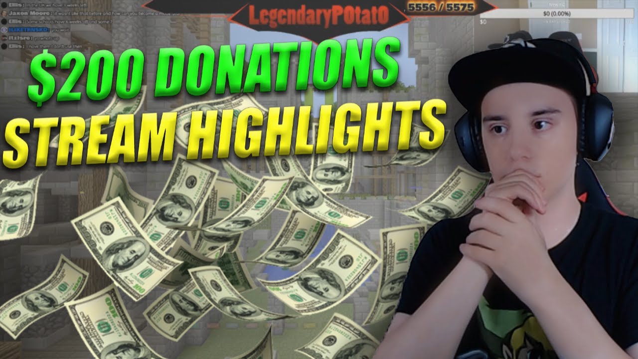 Viewer Drops $200 Donation On Stream - Stream Highlights - YouTube