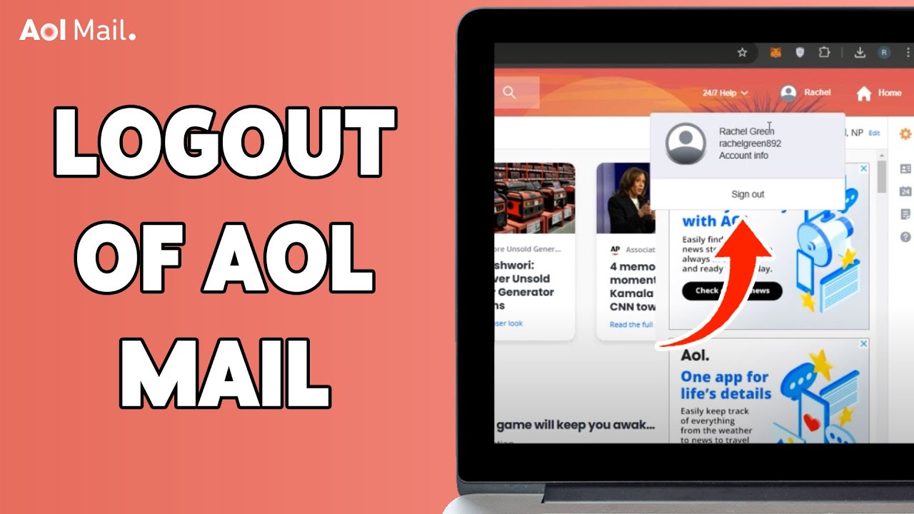 How To Logout Of AOL Mail 2024 | Securely Sign Out Of Your AOL Account ...