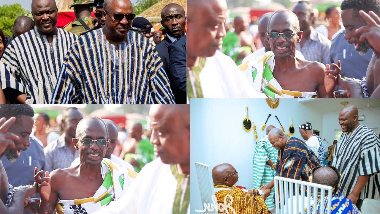 John Mahama At Aseidu Nketia's Hometown For Seikwa Yam Festival. Full ...