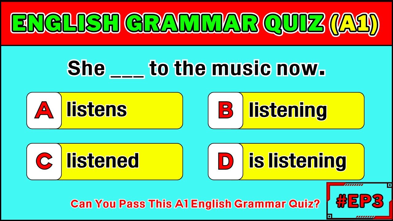 English Grammar Quiz |📝 Fun & Easy for Beginners (A1 Level) | How Many ...