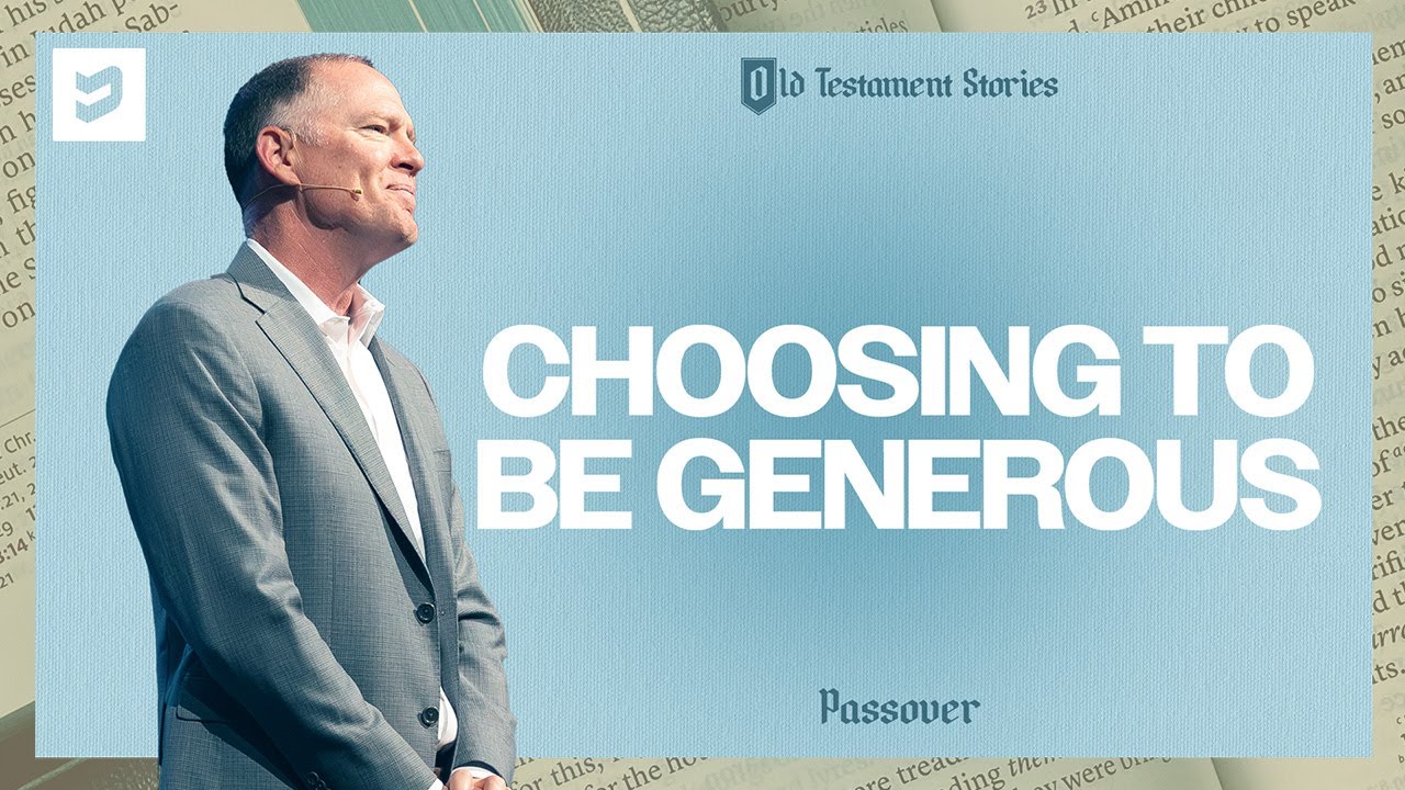 Choosing to Be Generous | Definition Church | Dr. Allen Holmes - YouTube