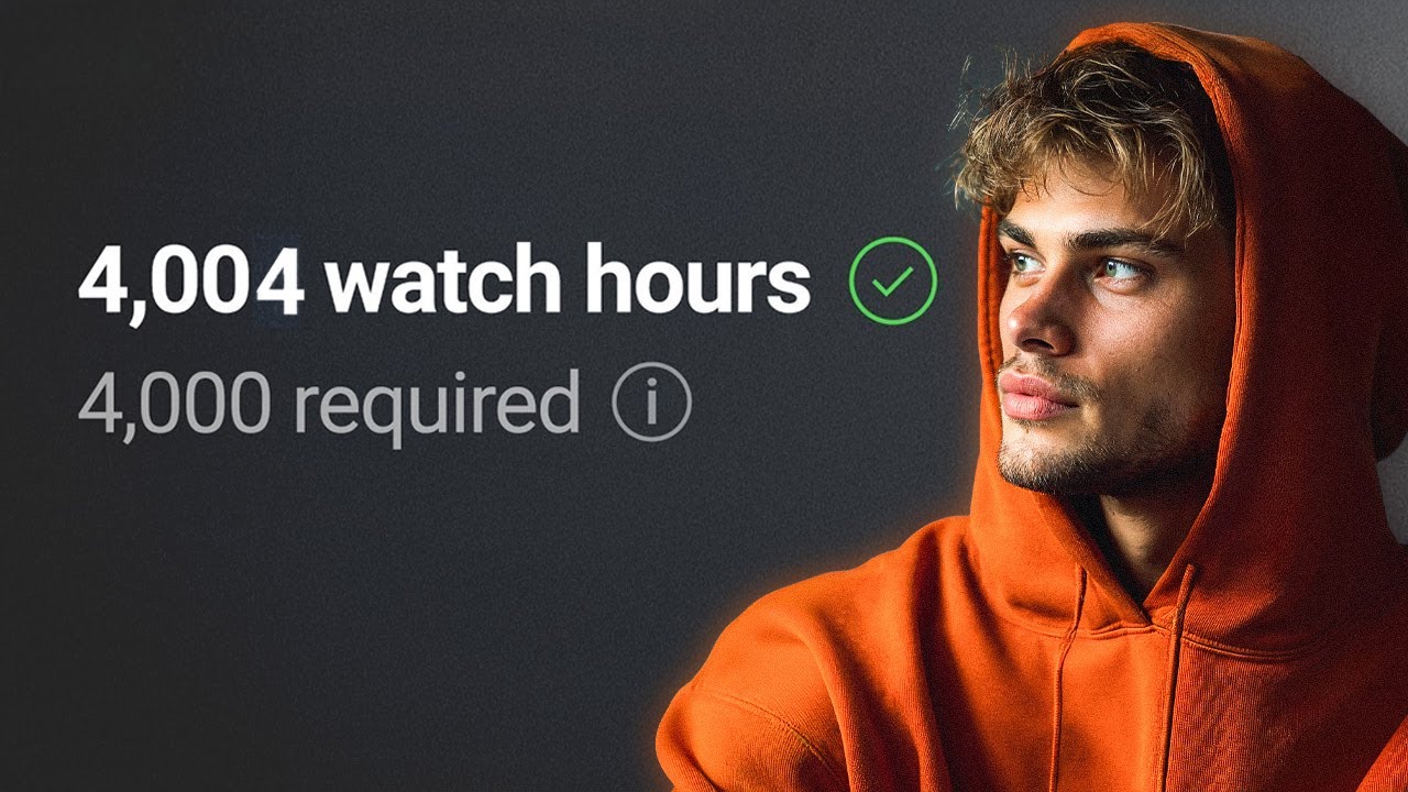 Getting 4,000 Watch Hours is EASY (just copy me) - YouTube