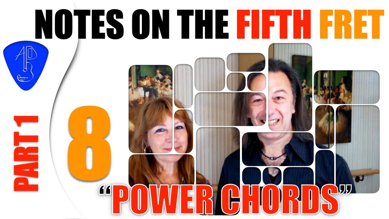 Lesson 8- part 1: Notes on the fifth fret – Power Chords | Guitar ...