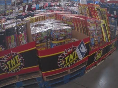 TNT Fireworks at the Sams Club in Bullhead City AZ + New fireworks for ...