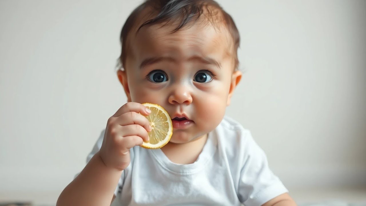 I Gave My Baby LEMON for the FIRST TIME and Here's What Happened - YouTube
