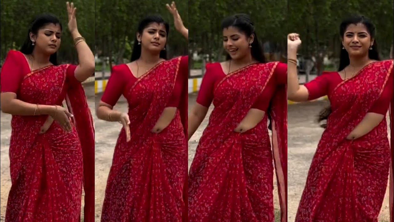 Sandhya Ramachandran unseen rare saree dance. | Serial actress | - YouTube