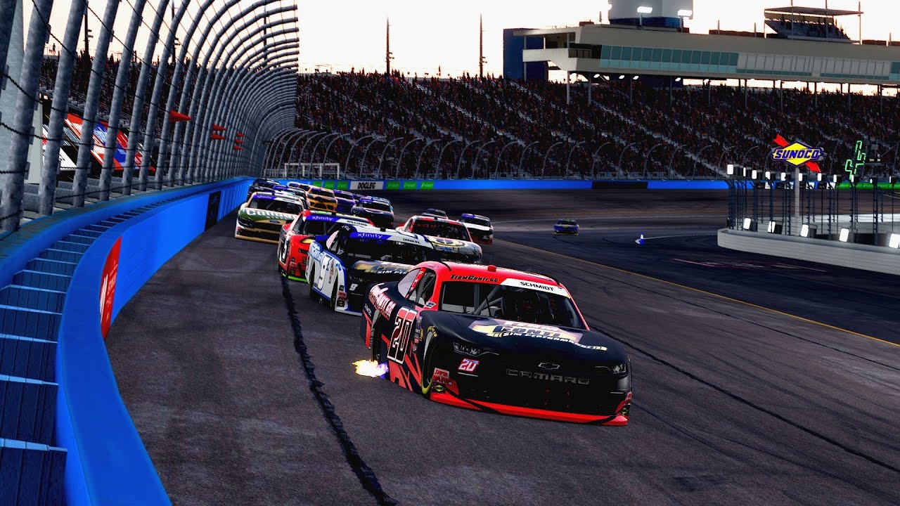 NASCAR iRacing Xfinity Series at Phoenix Raceway 4.5k SOF - YouTube