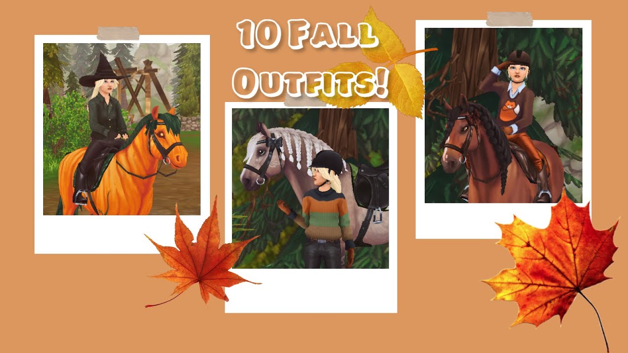 10 Fall Themed Outfit Ideas for Star Stable Online! 🍂☕️ - YouTube