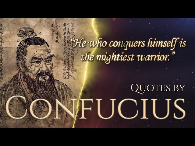 Confucius Legacy Quotes Confucius Wisdom Hi Res Stock Photography And