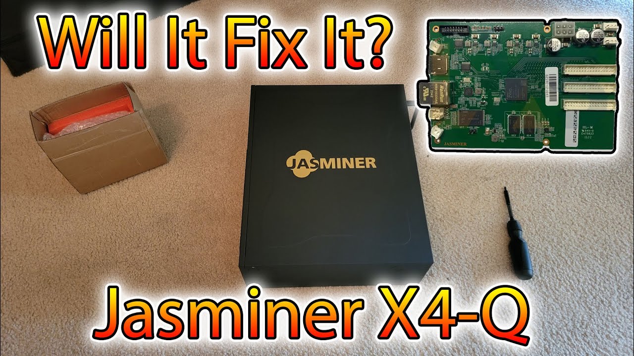 Replacing Control Board on Jasminer X4 Q - YouTube