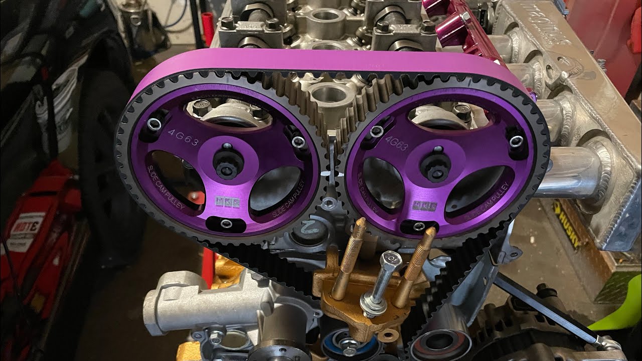 4g63 head gasket, arp head studs and hks timing belt install, how to ...