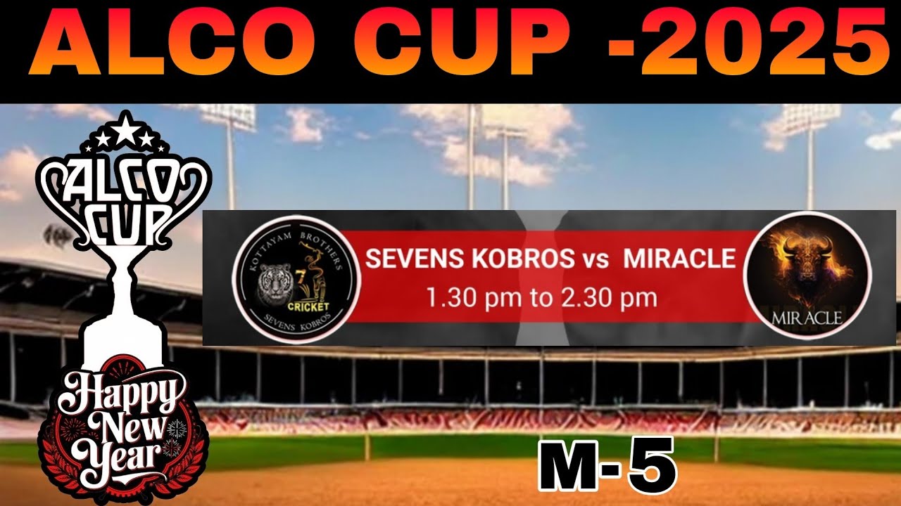 ALCO CUP-25 | SEVENS KOBROS vs MIRACLE | 40+ Legands Cricket Leaguse S ...