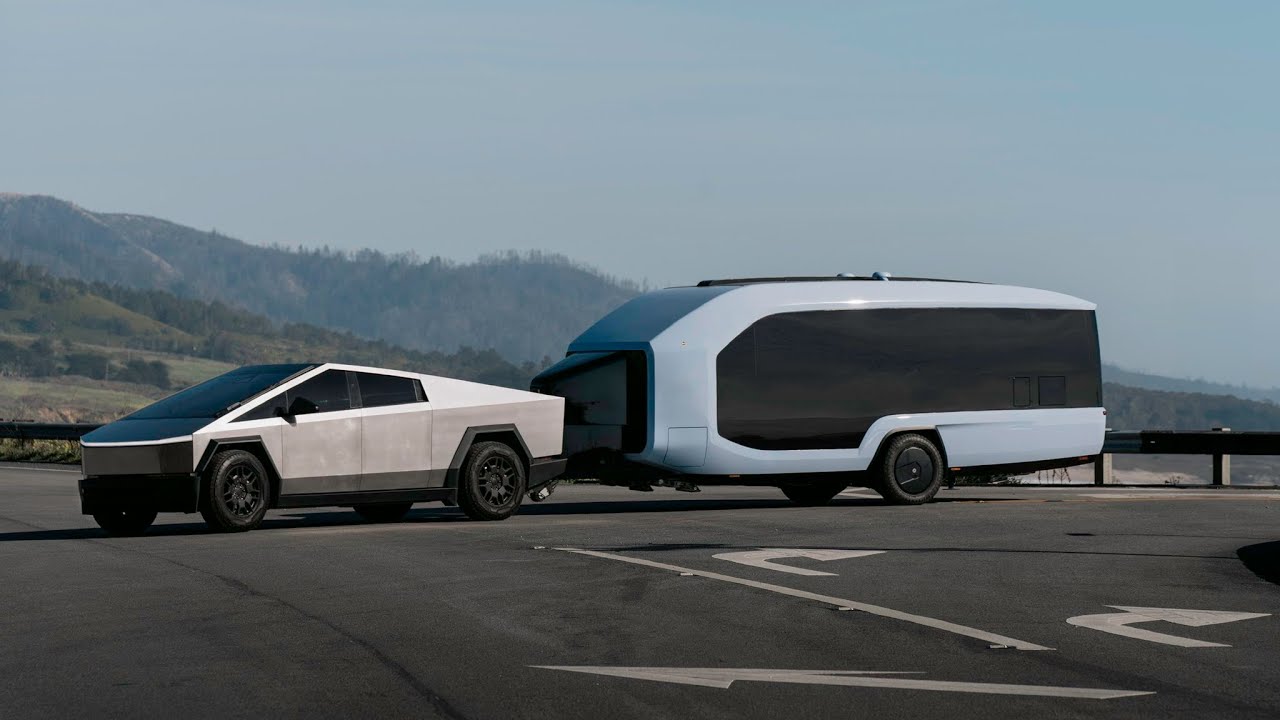 Introducing the Future of Travel: Tesla Cybertruck and Pebble Flow ...