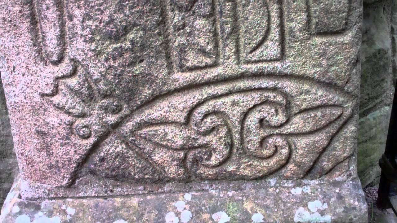 Pictish Symbol Stone Abernethy Perthshire Scotland - YouTube