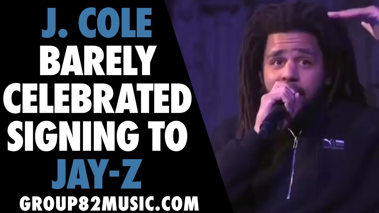 J Cole Barely Celebrated Signing To Jay Z - YouTube