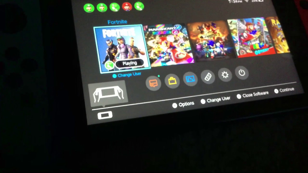 How to get in the main screen of fortnite Nintendo Switch - YouTube
