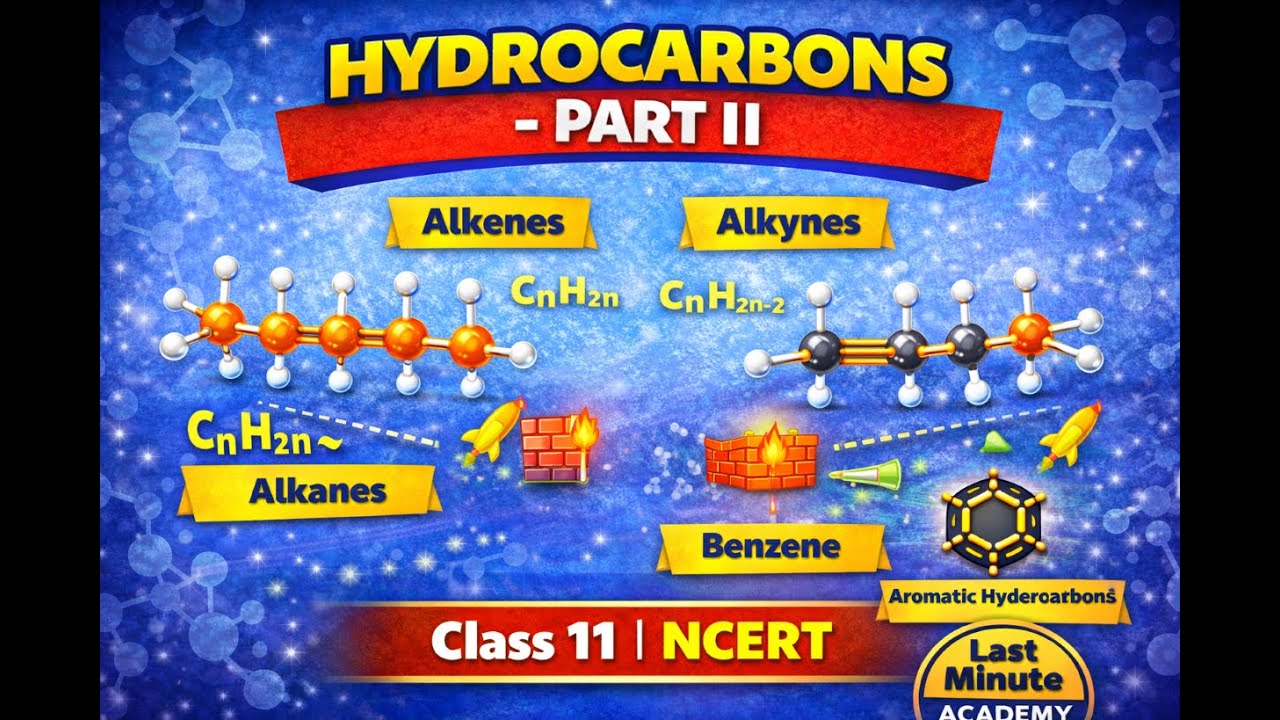Hydrocarbons – Part II | Class 11 Chemistry | NCERT | Last Minute ...