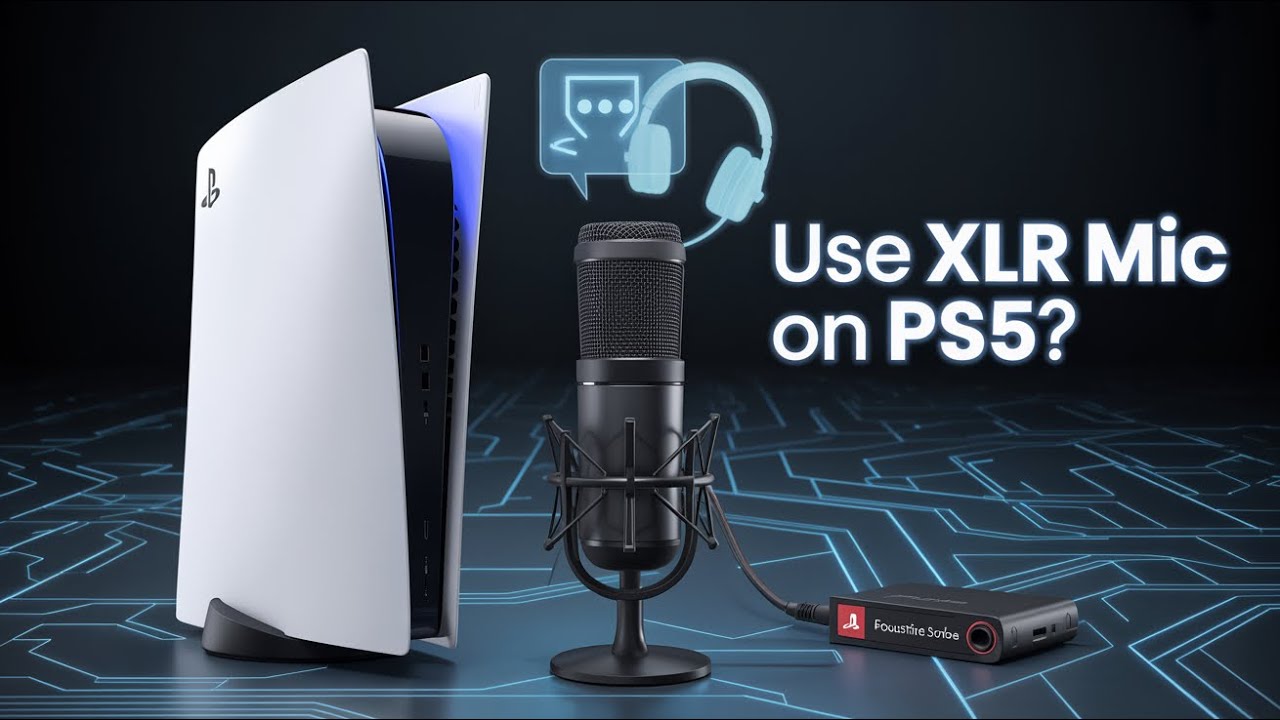 How to Use XLR Mic on PS5 (Full Setup Guide with Audio Interface) - YouTube