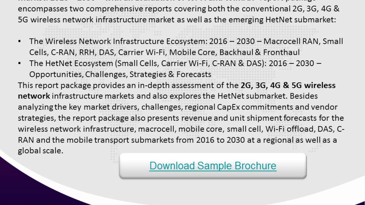 The 2G, 3G, 4G & 5G Wireless Network Infrastructure Market 2016 – 2030 ...