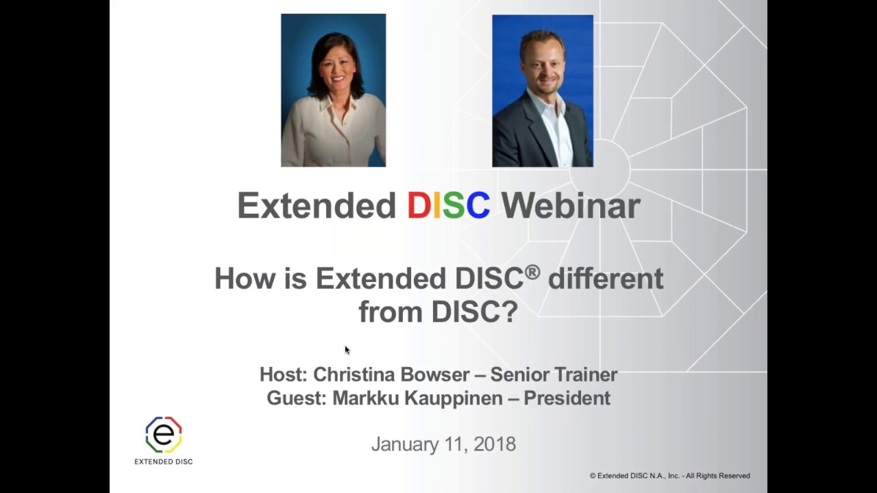 How is Extended DISC Different from DISC? - YouTube