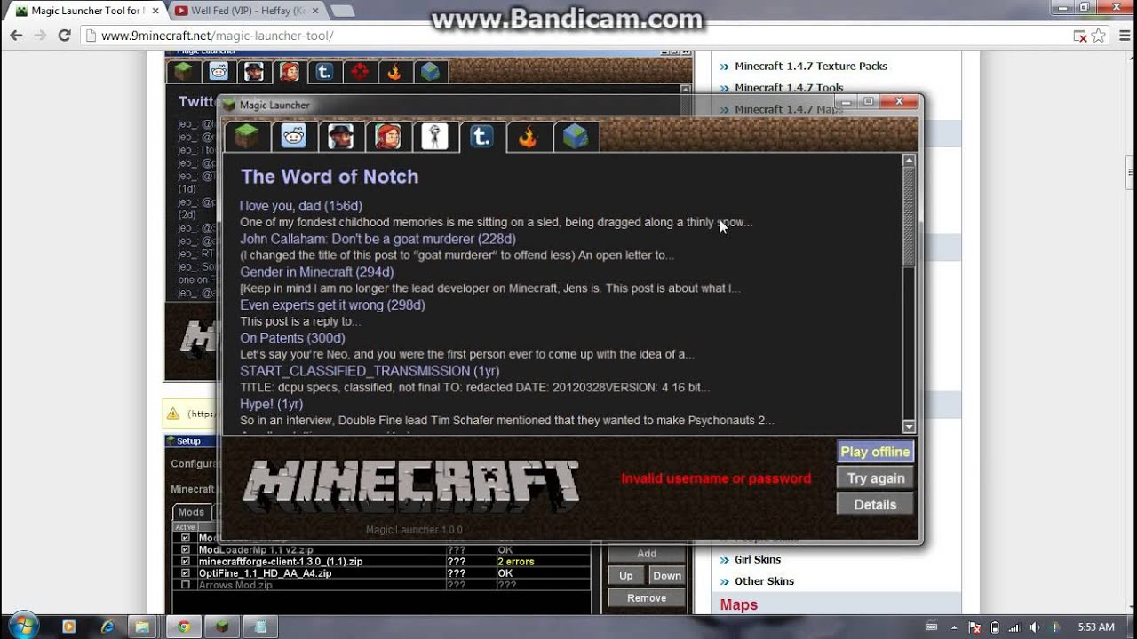Minecraft: How to use mods :) - YouTube