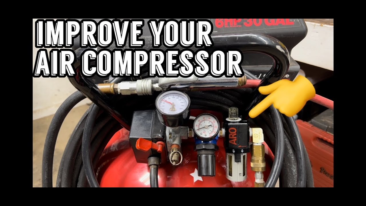 In Line Lubricator / Oiler Install On Air Compressor - Homeowner How To ...