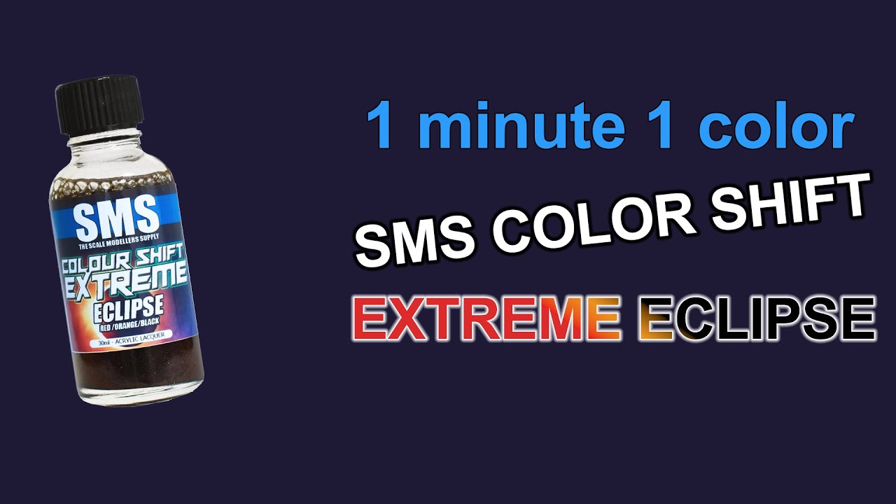 SMS Eclipse Colour Shift Extreme - 1 minute 1 color - YouTube