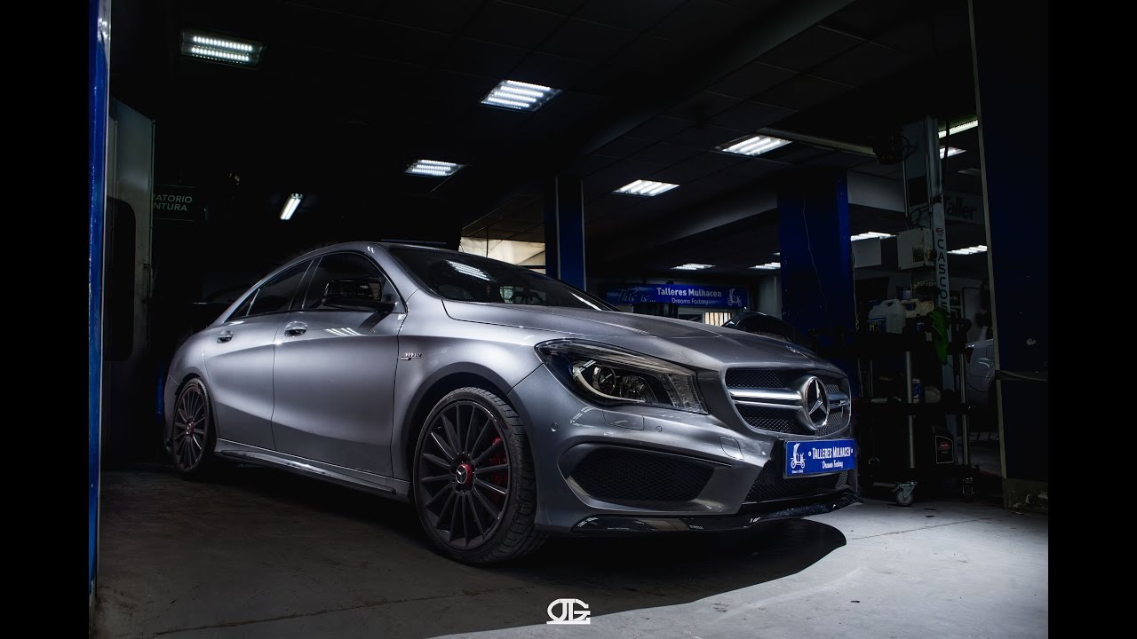 MERCEDES BENZ AMG///COLOR CHANGE///BRIGHT GREY TO MATTEGREY - YouTube