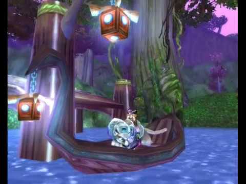 WoW Night Elf starting zone vanilla - YouTube