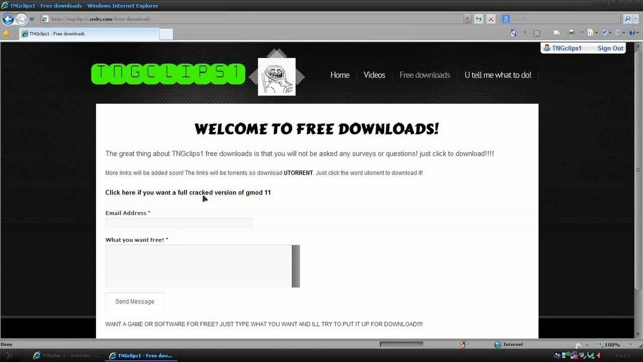 How to get gmod 11 free! - YouTube