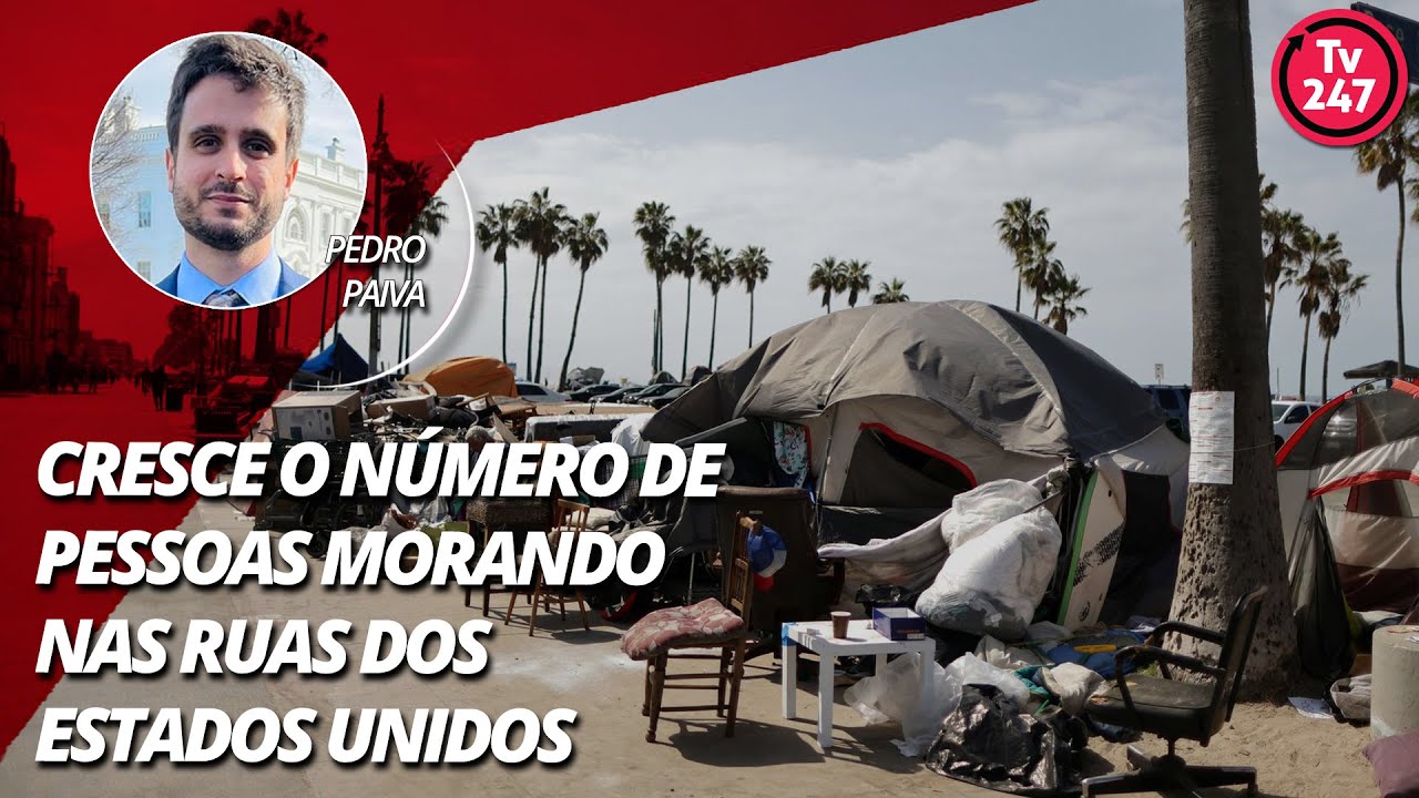 Cresce o número de pessoas morando nas ruas dos Estados Unidos - YouTube