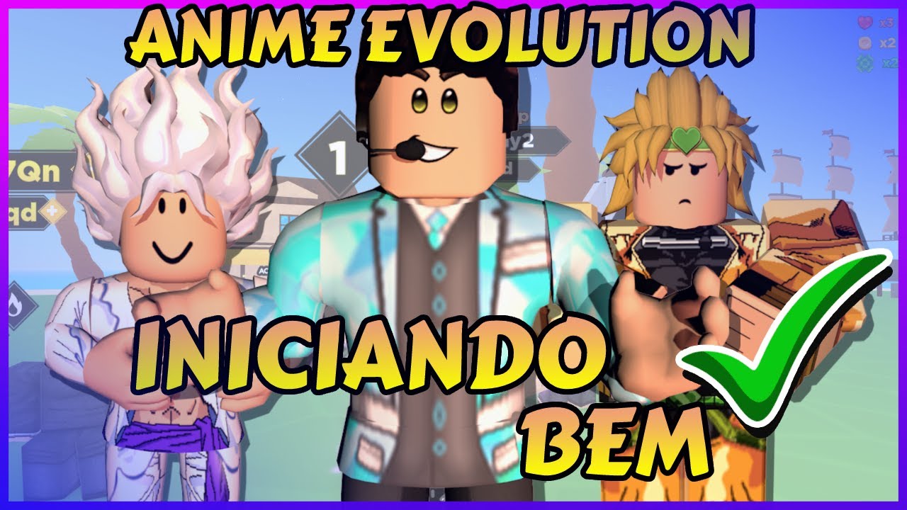COMEÇANDO MUITO FORTE NO ANIME EVOLUTION, ROBLOX! - YouTube