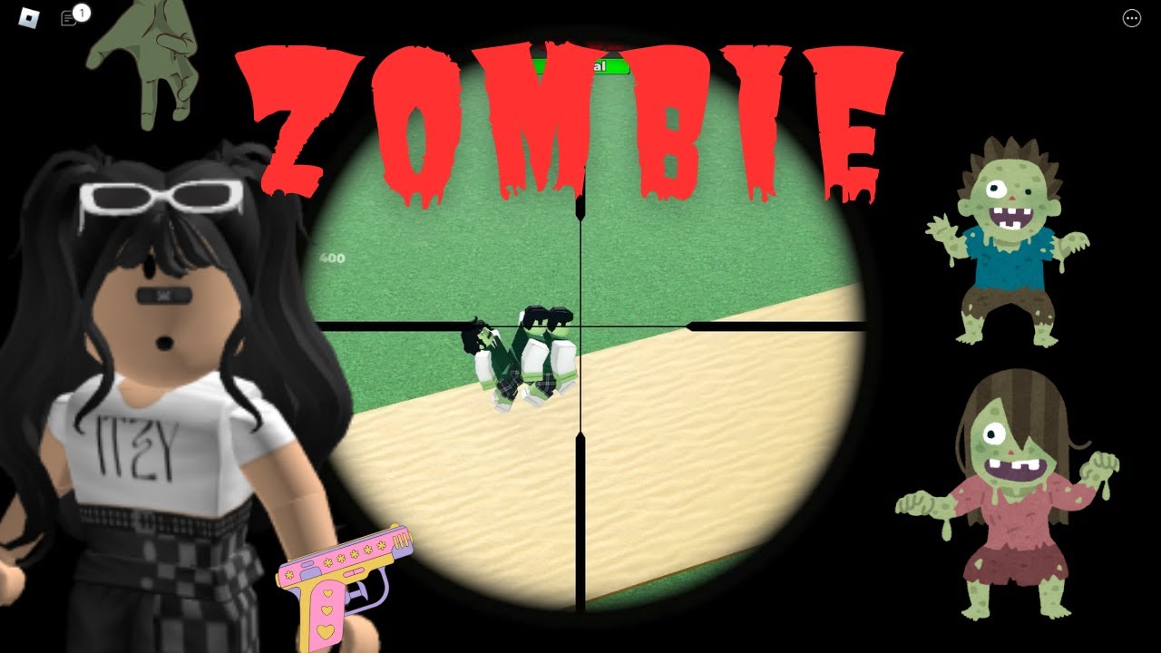 zombie killing spree (sniper only) | roblox - YouTube