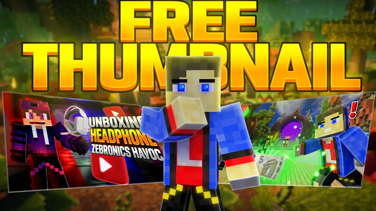 "How to Get PRO Minecraft Thumbnails for FREE! (No Skill Needed)" - YouTube