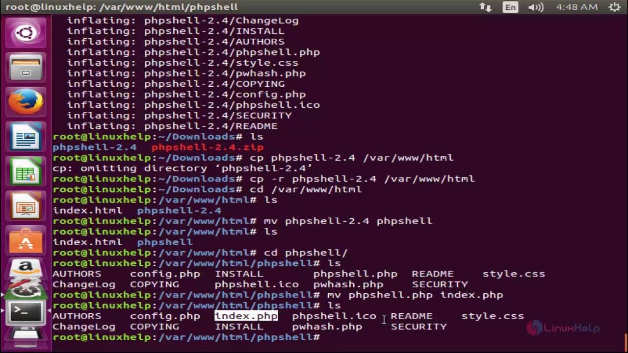How To Explore Linux Shell Remotely Using PHP Shell - YouTube